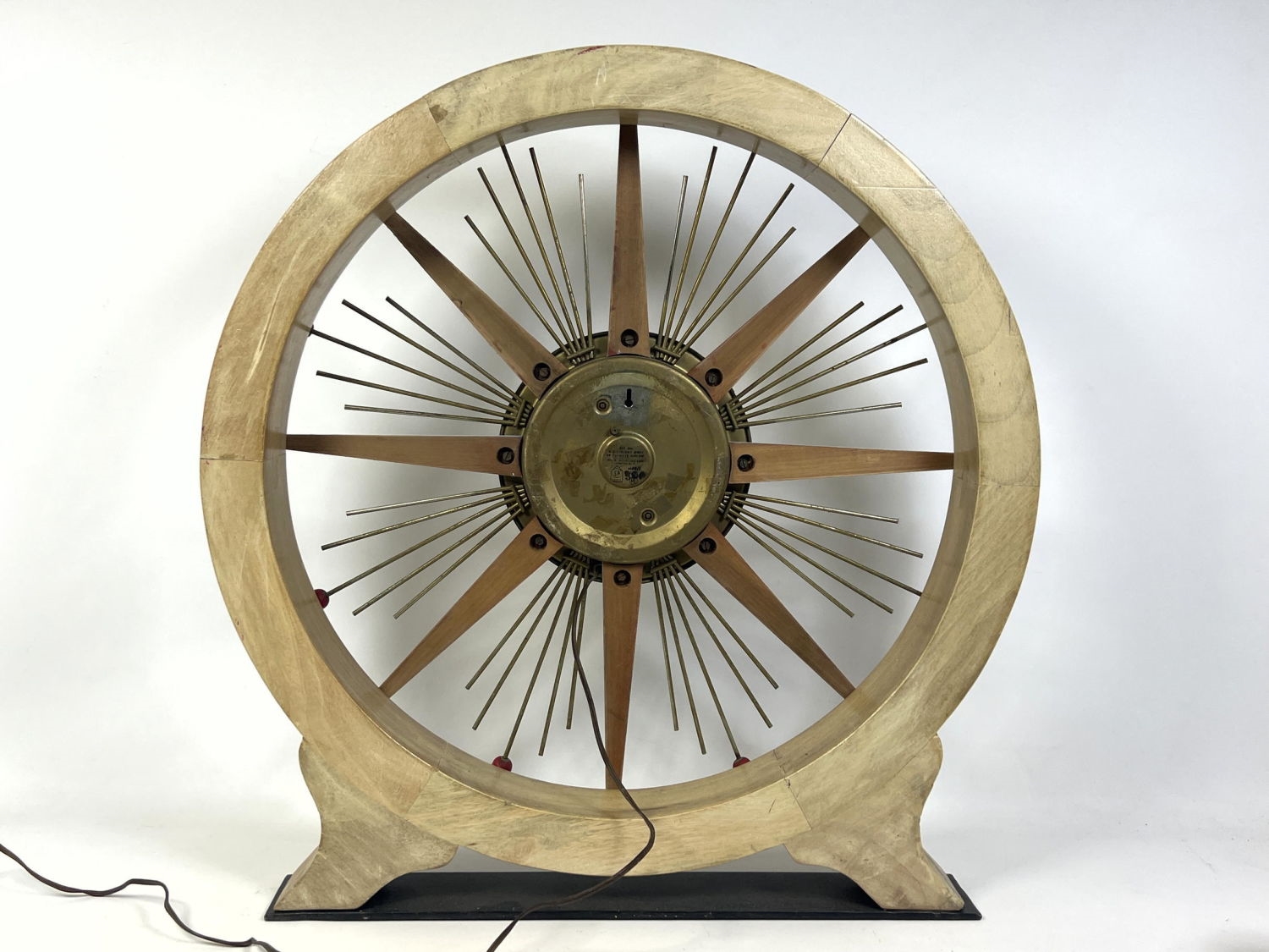 DENNIS SAKELSON | Found Object Modernist clock | MutualArt