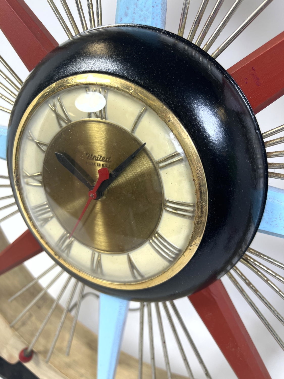 DENNIS SAKELSON | Found Object Modernist clock | MutualArt