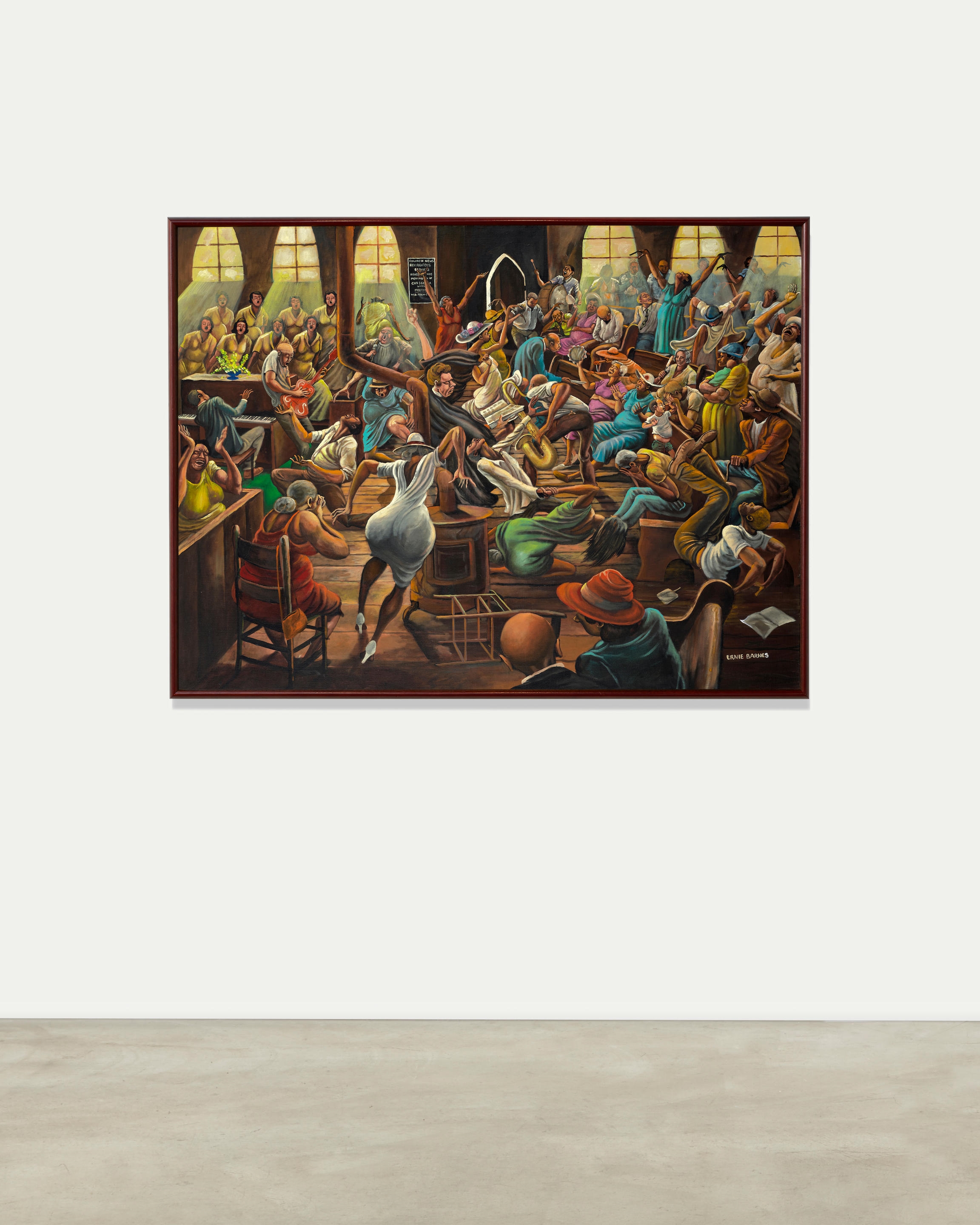 Ernie Barnes | The Gospel Truth (1985) | MutualArt