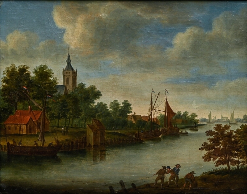 Flemish School 17th Century | Lively scene with sinners | MutualArt