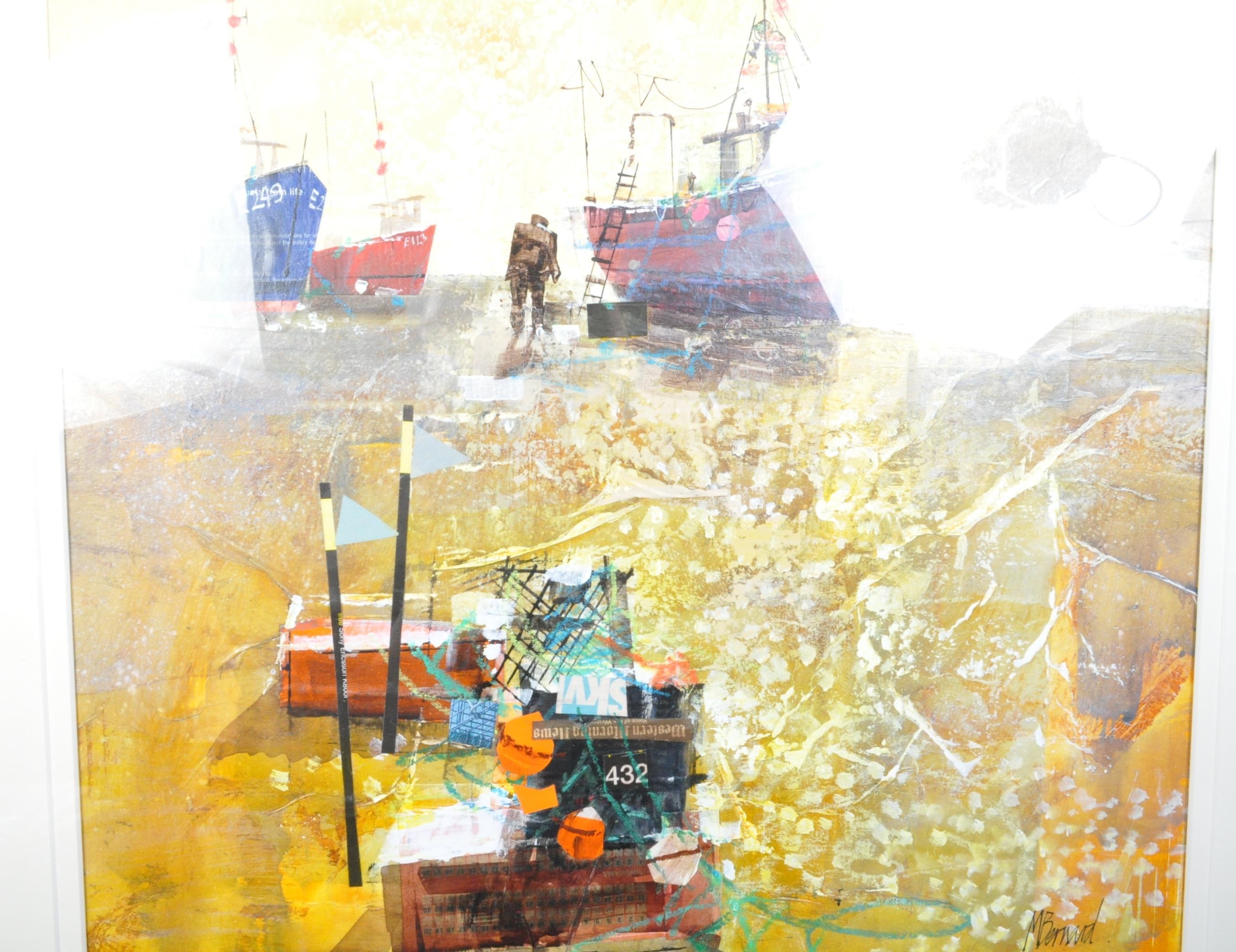 Mike Bernard | Mike Bernard (1957-) Beer Beach - A contemporary mixed ...