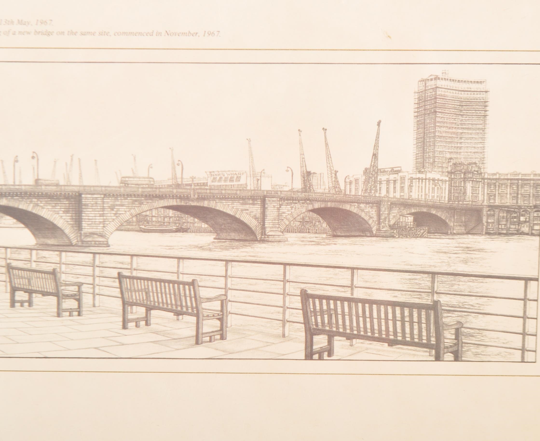 Ronald Jones | Ronald Jones - London Bridge - 1968 A signed limited ...