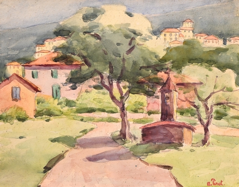 Albert Pinot | Provençal landscape | MutualArt