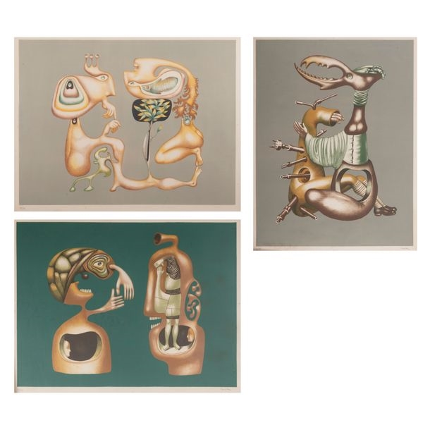 Jules Perahim | Hug and Dialogue. (1972) | MutualArt