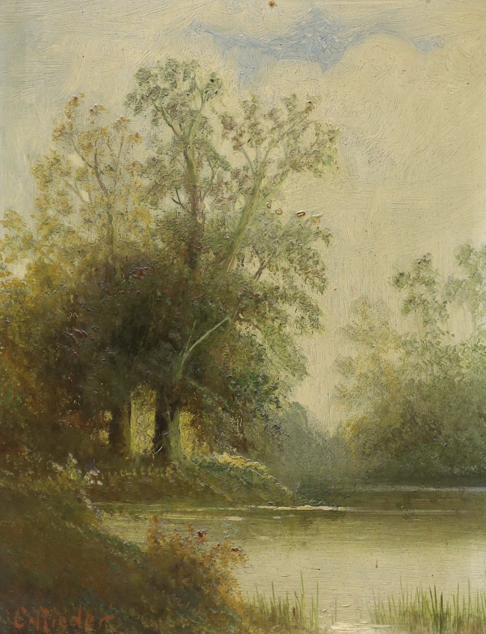 Carl Rieder | River landscapes | MutualArt