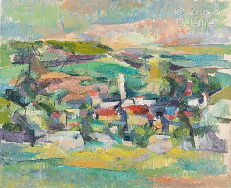 Claude Vallet | The village | MutualArt