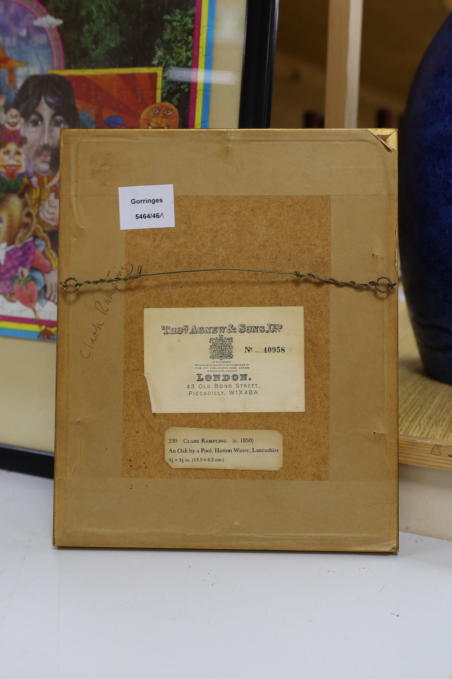 Clark Rampling | An oak by a pool Hatton Water | MutualArt