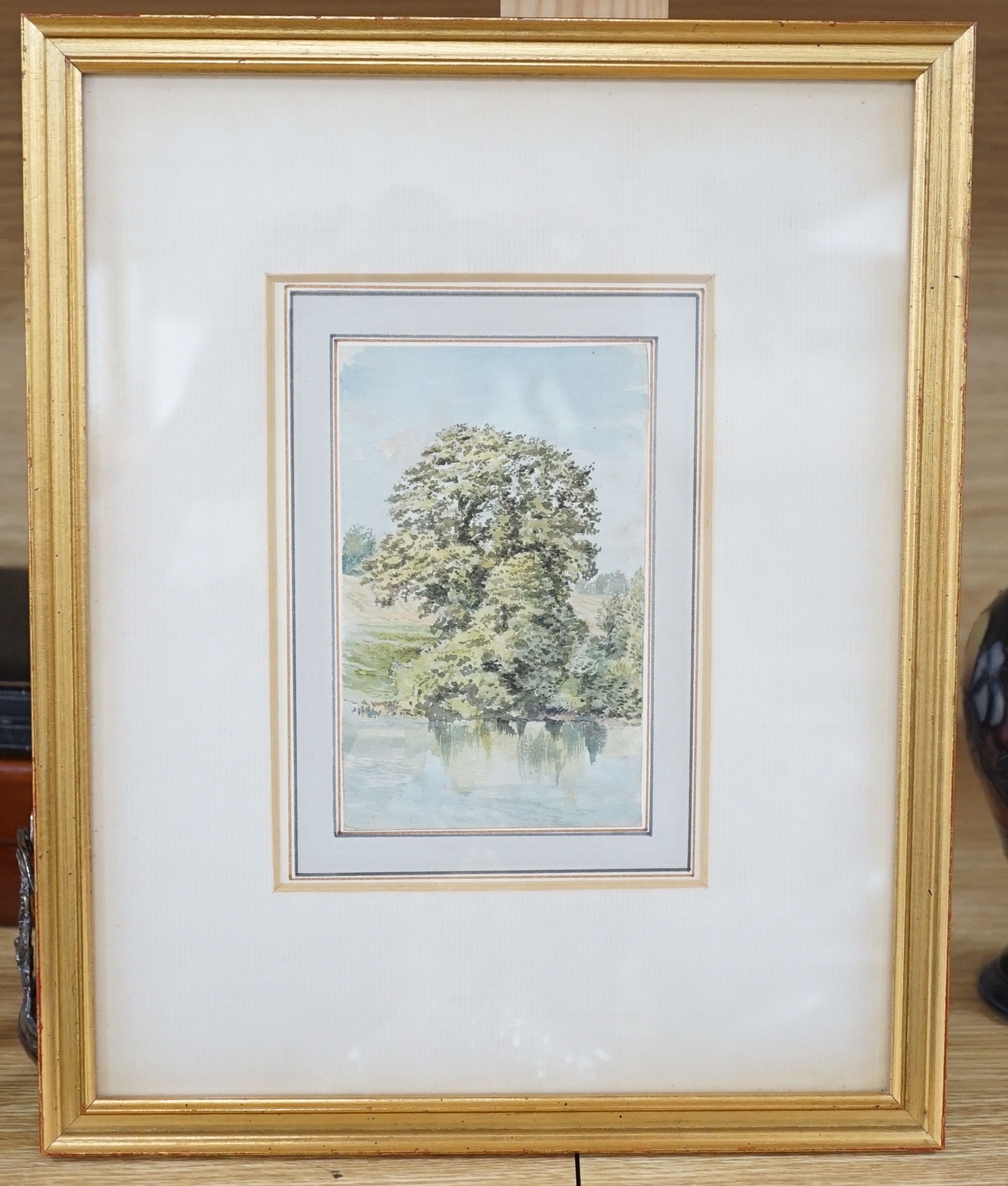 Clark Rampling | An oak by a pool Hatton Water | MutualArt