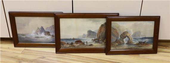 John Clarke Isaac Uren | three watercolours | MutualArt