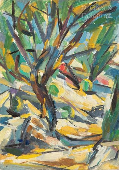 Claude Vallet | Cubist landscapes of Provence (54) | MutualArt