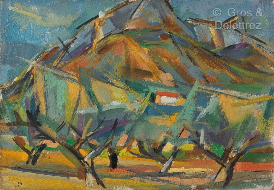 Claude Vallet | Cubist landscapes of Provence (54) | MutualArt