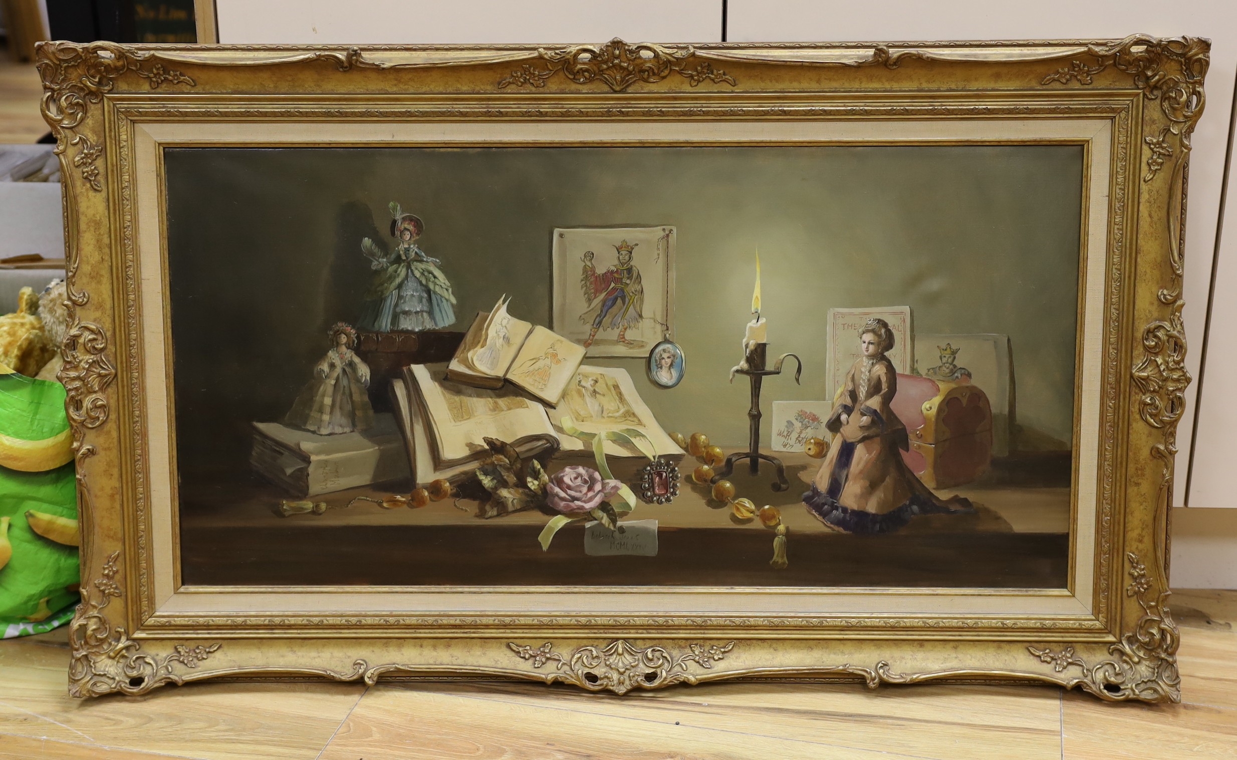 Deborah Jones | Still life with books (1974) | MutualArt