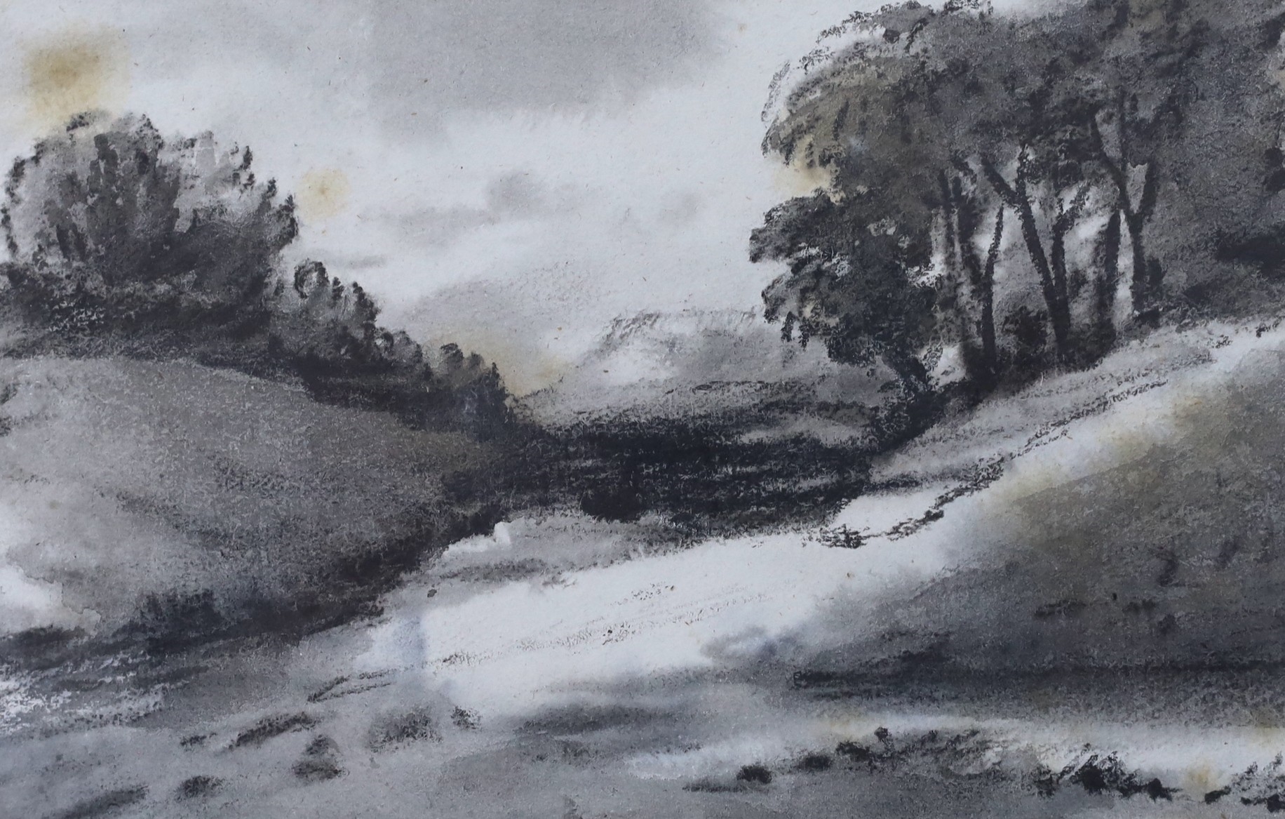 Thomas Monro | Tree lined river | MutualArt