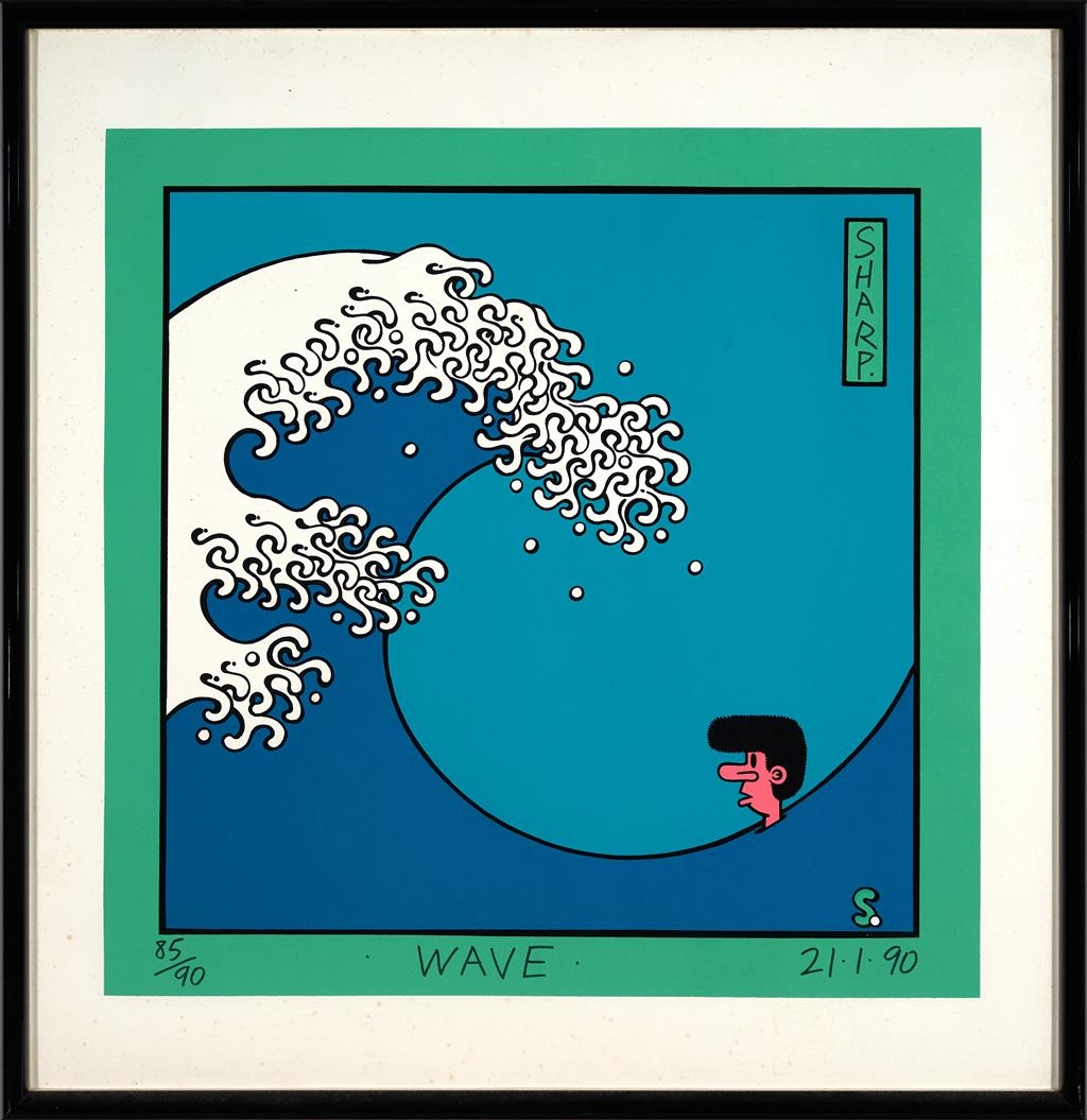 Martin Sharp | Wave (1990) | MutualArt