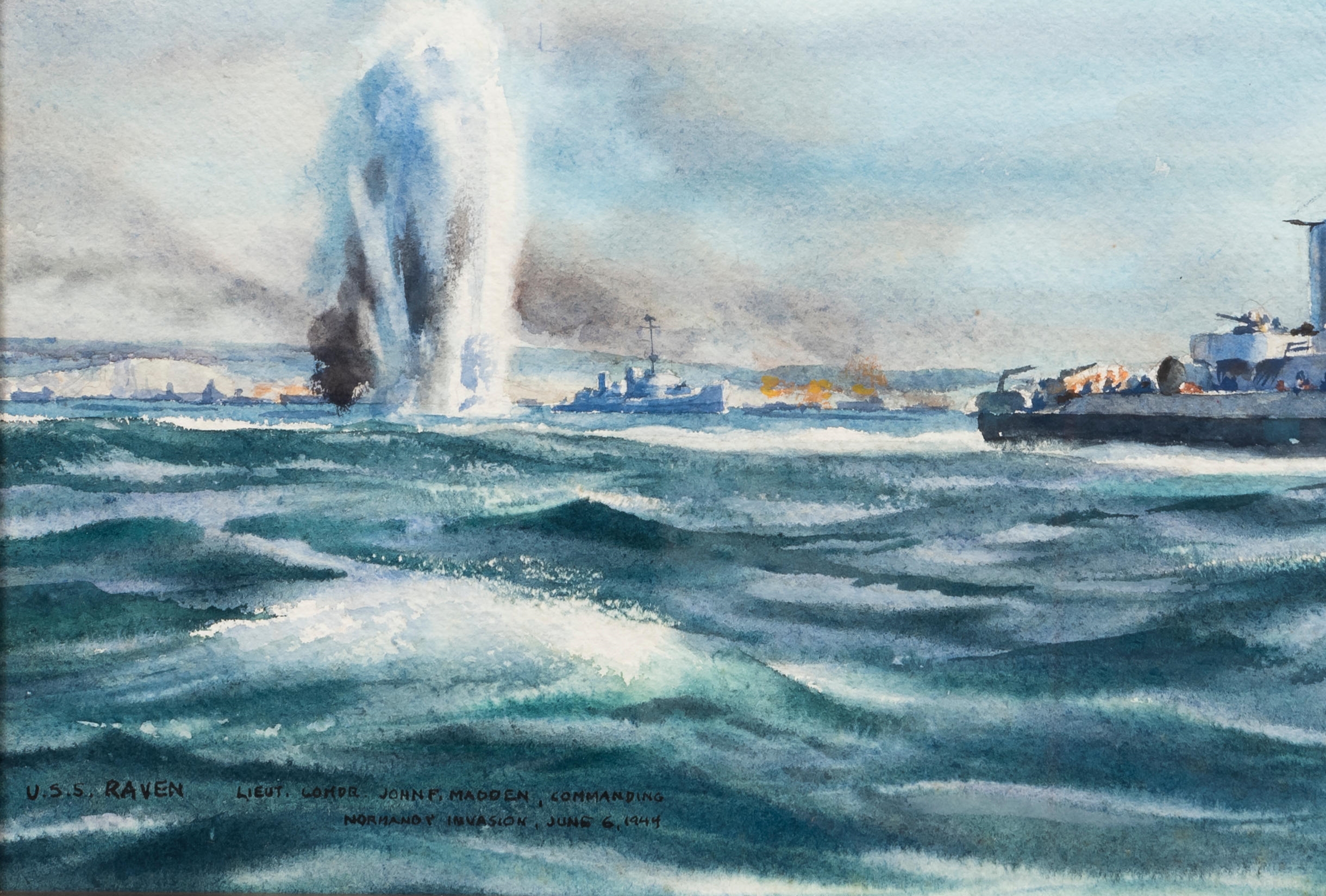 Dwight Shepler | Battle at Sea | MutualArt