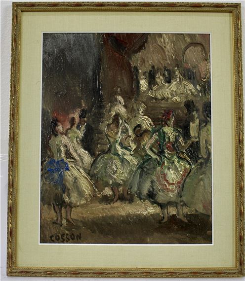 Jean Louis Marcel Cosson | Danseressen in de foyer van de Opéra de ...