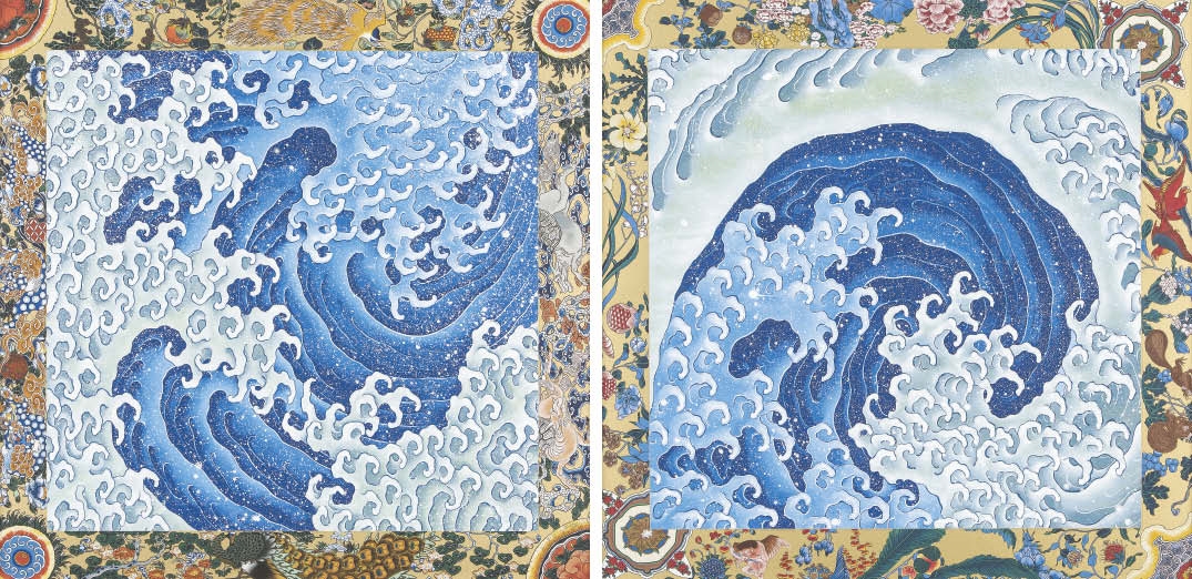 Katsushika Hokusai | Menami [Feminine waves] (reproduction print ...
