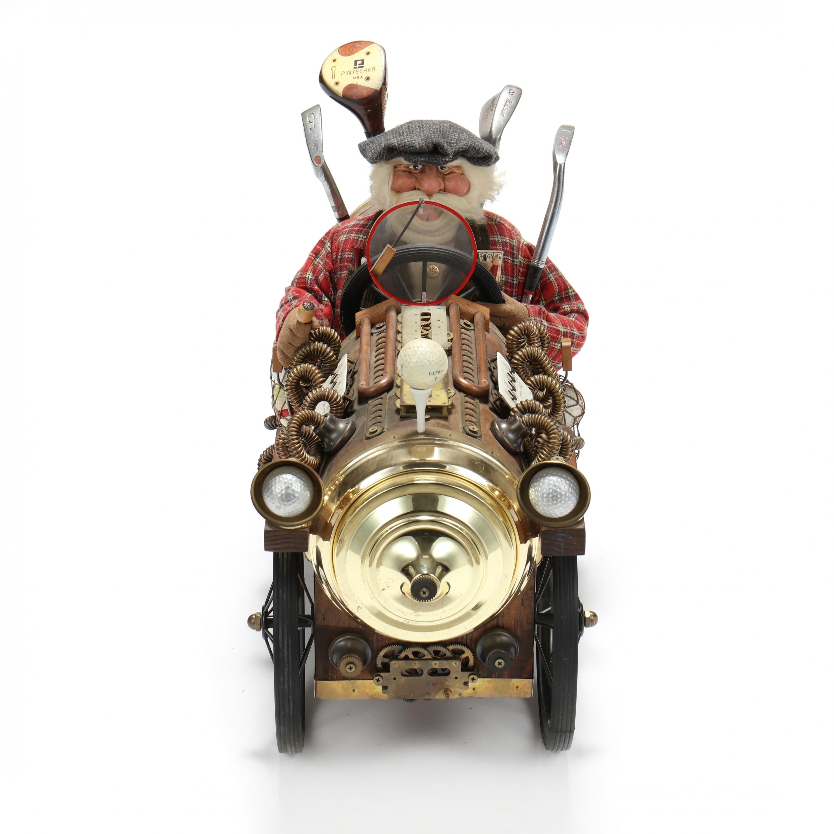 Brian Kidwell | The Toymaker, Golfer and Golfmobile Sculpture (96 ...