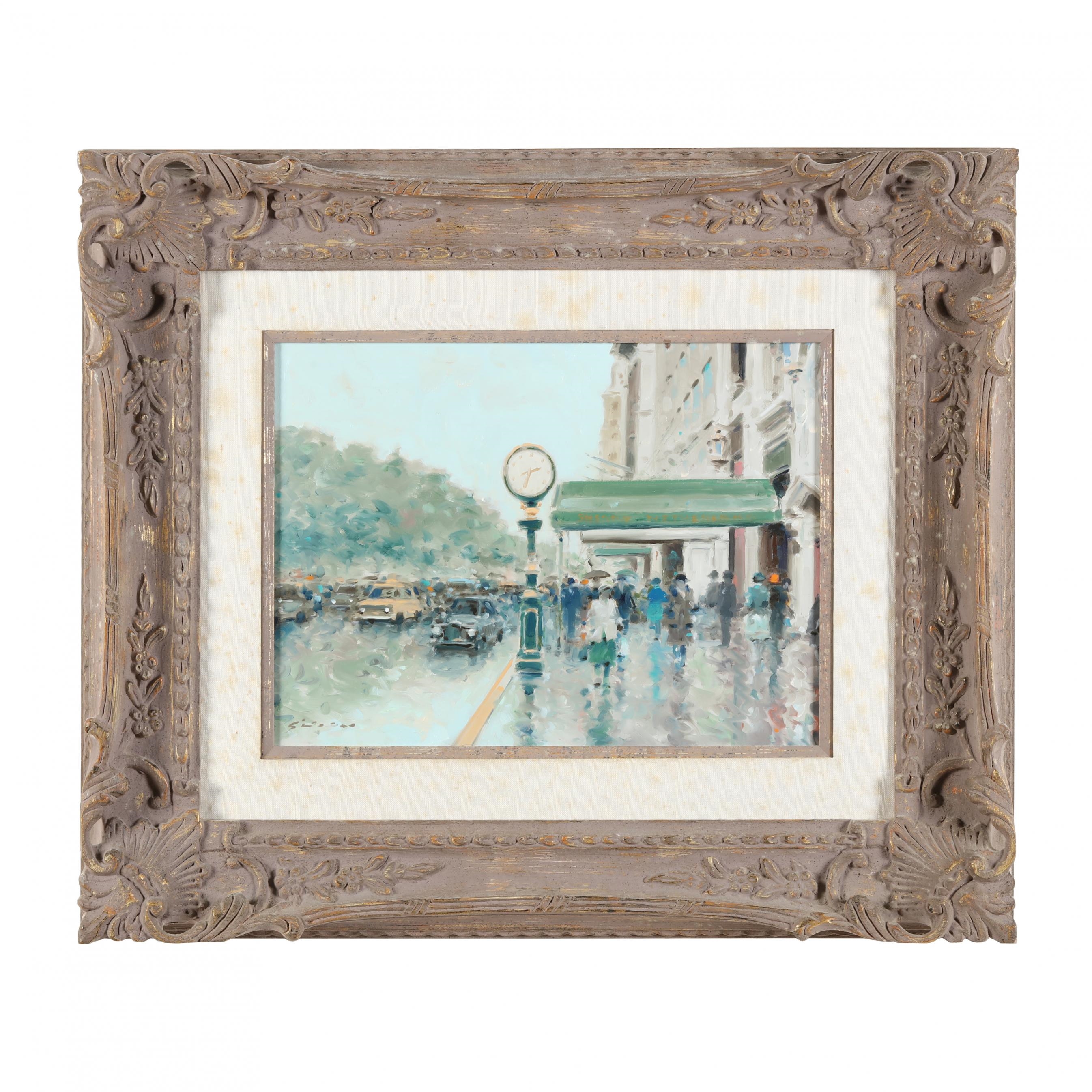 André Gisson | Parisian Street Scene | MutualArt