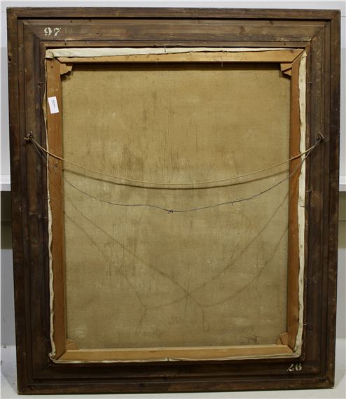 Willem George Frederik Jansen | Poldervaart met afgemeerde hooischuit | MutualArt