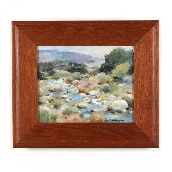 Jerome Grimmer | Landscape with Creek | MutualArt