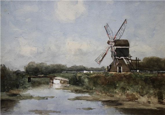 Victor Bauffe | Poldermolen | MutualArt