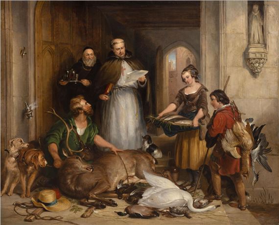 Edwin Landseer | 'Bolton Abbey in Olden Times' | MutualArt