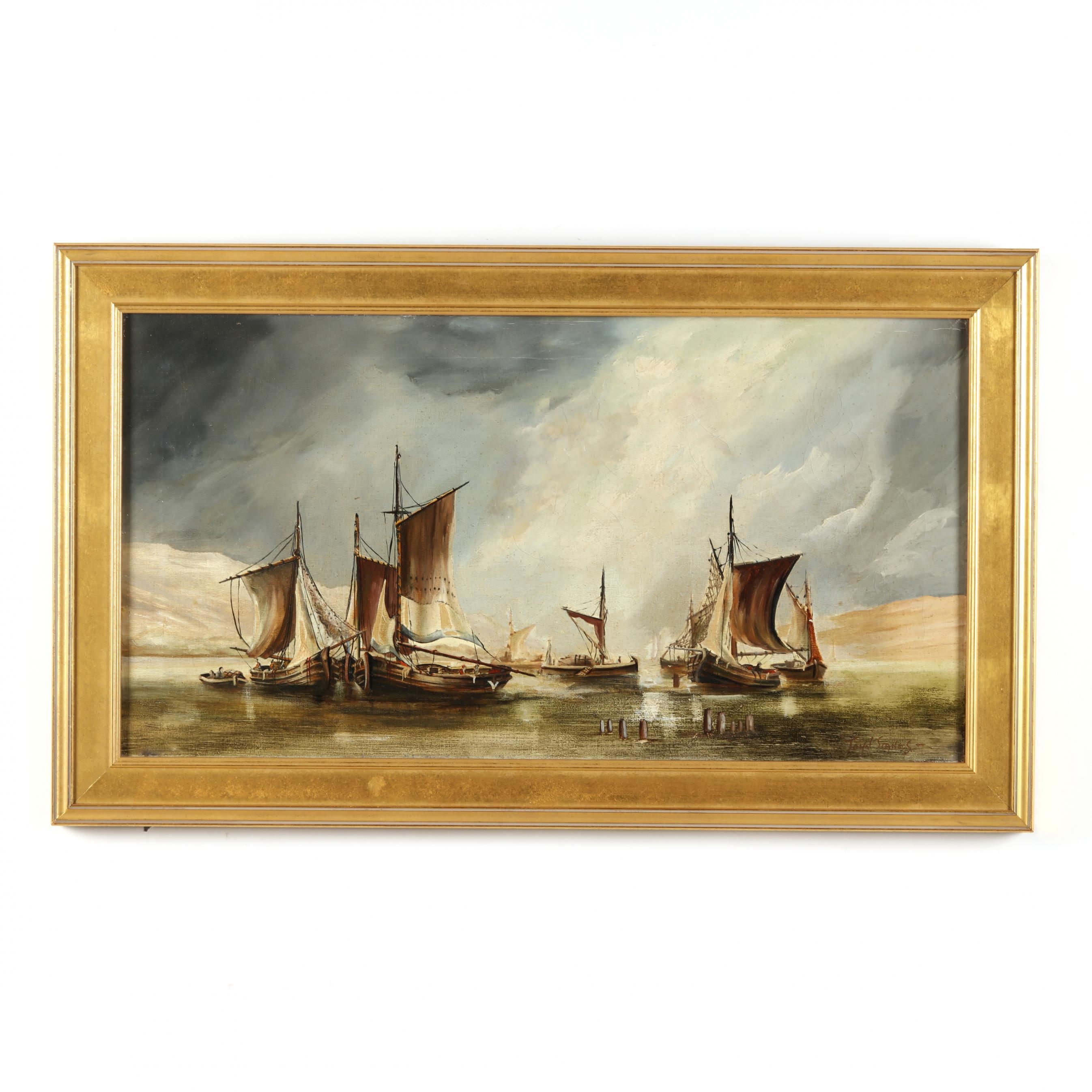 John Scanes | Maritime Scene (Mid 20th Century) | MutualArt