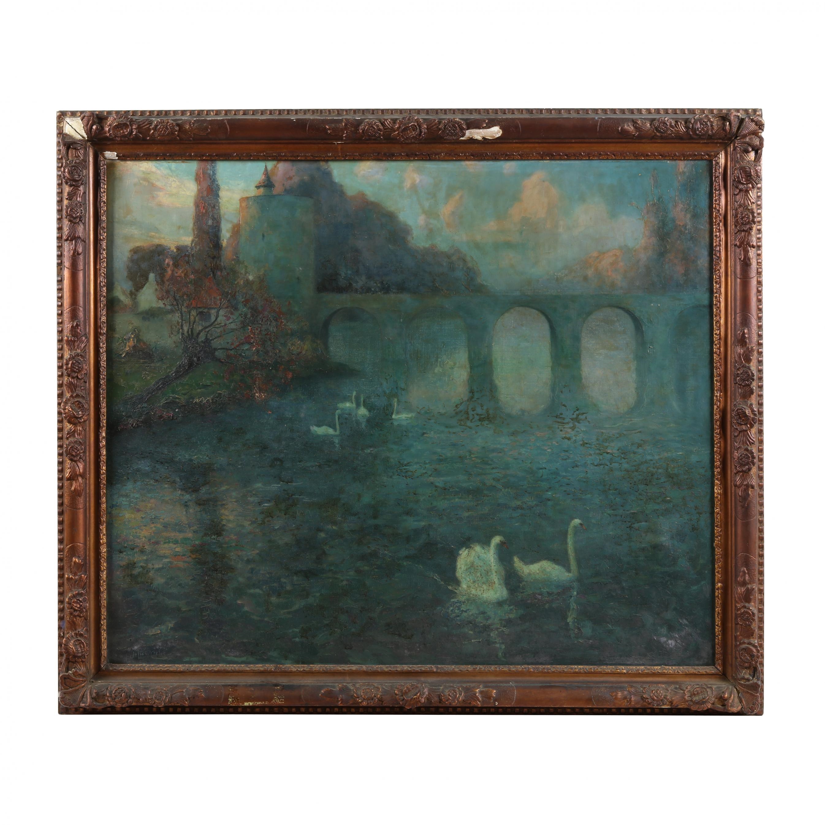 Julien Celos | The White Swans of Bruges | MutualArt