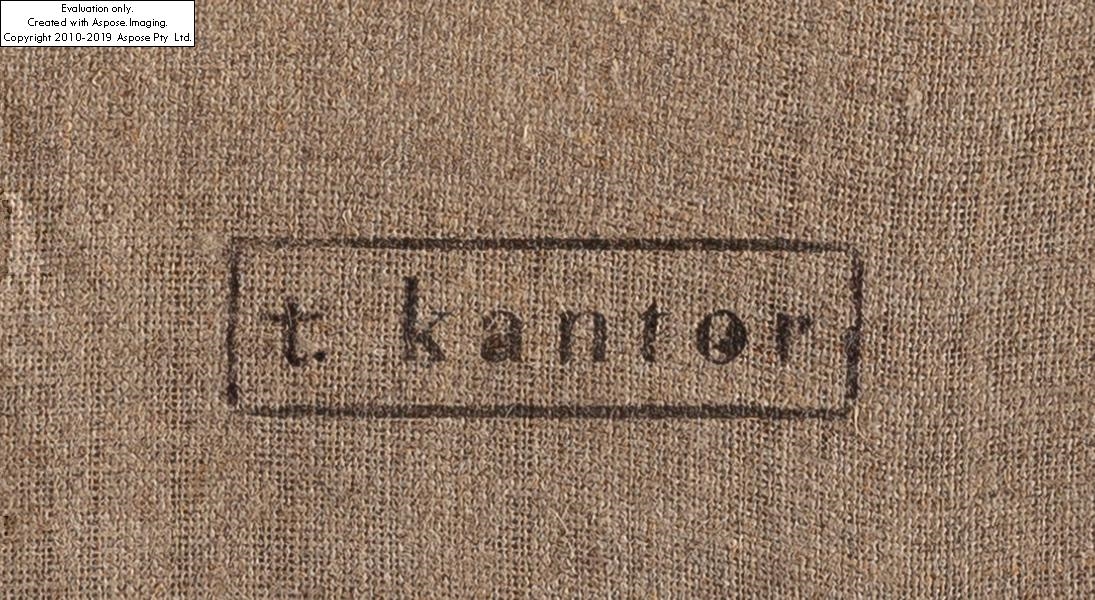 Tadeusz Kantor | Canvas and a bundle of wood from the series ...