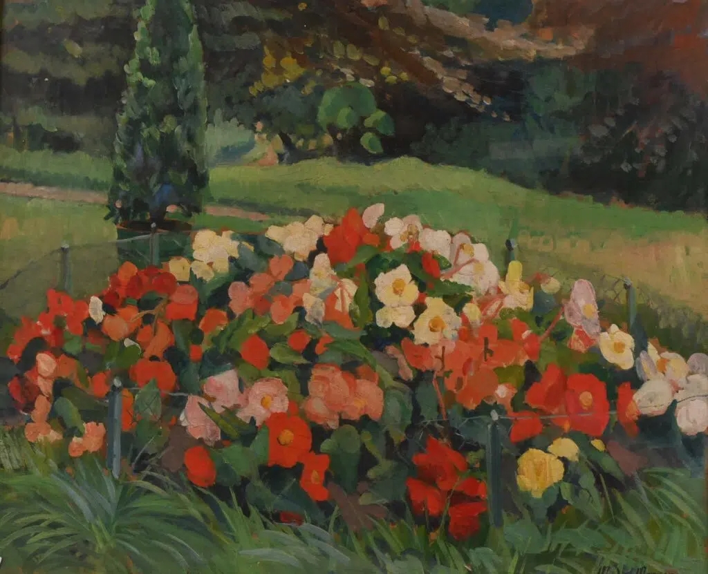 Comtesse Mathilde Du Monceau de Bergendael | Les Bégonias | MutualArt