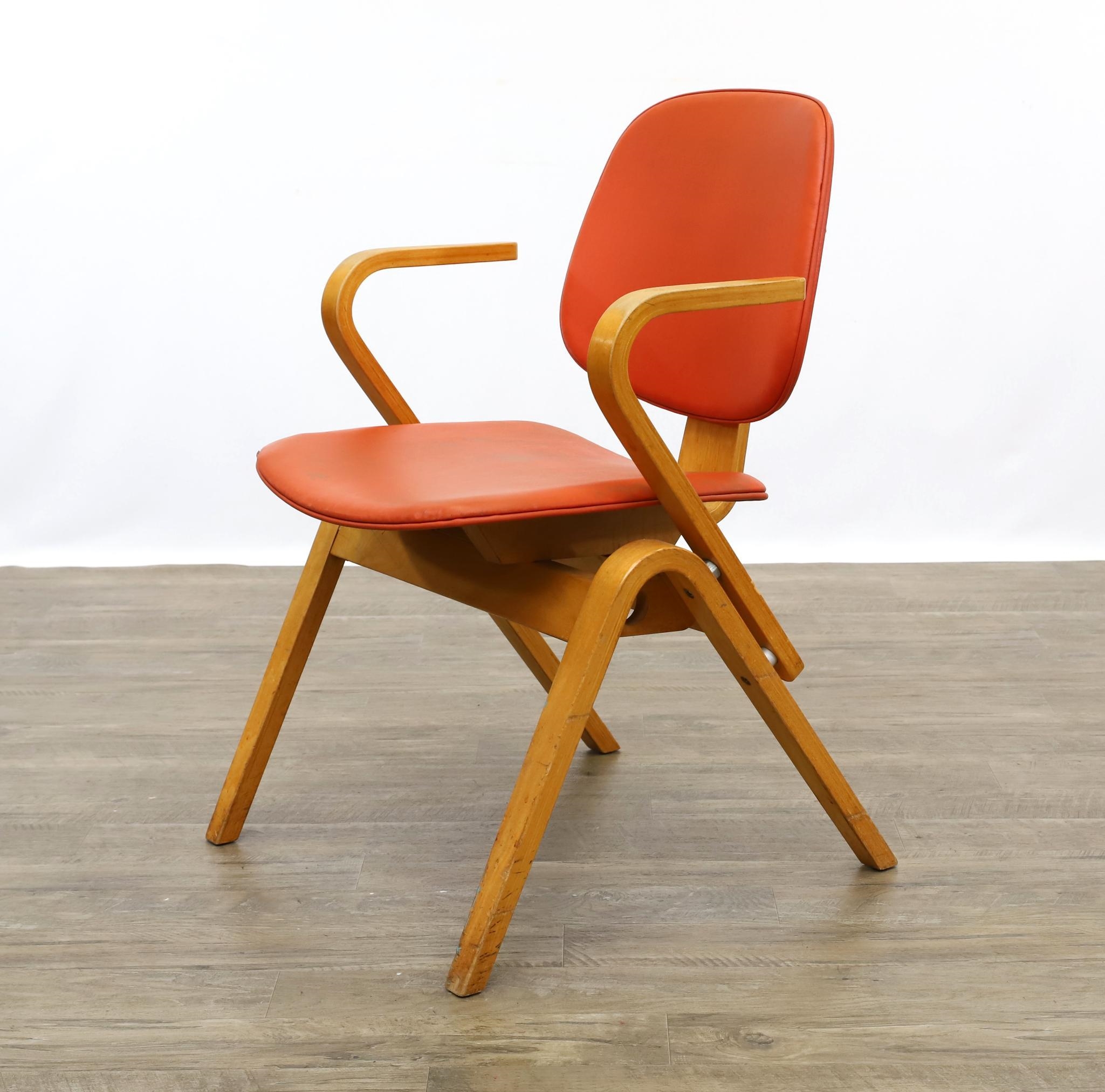 Joe Atkinson | Bent maple plywood frame with splayed legs and free ...