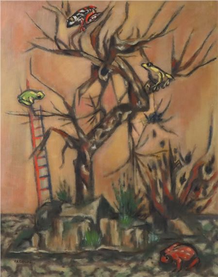 Frederick Robbins Childs | A Twiddle of Tree Toads | MutualArt
