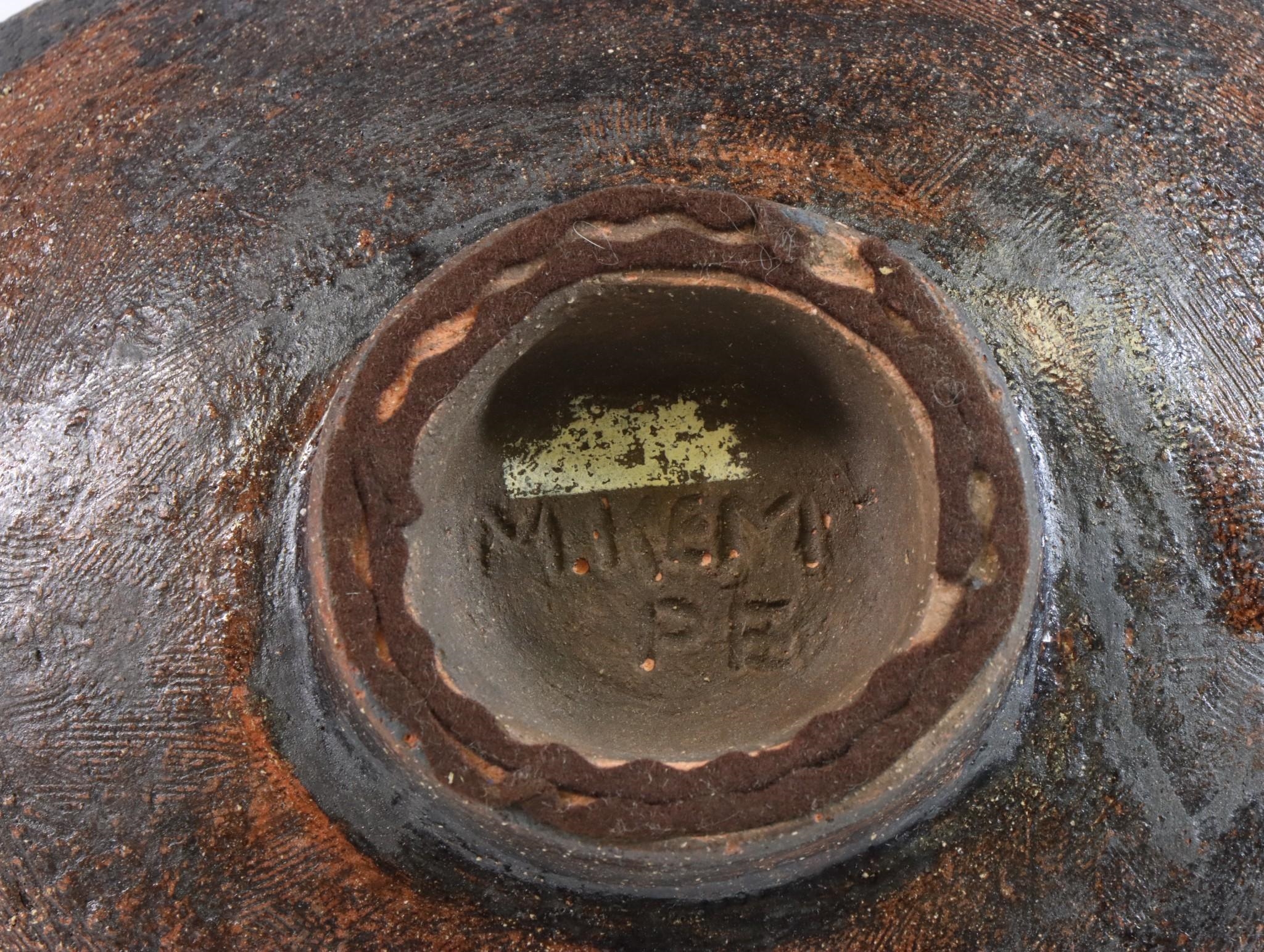 Margot Kempe | Earthenware bowl with incised design of two prancing ...