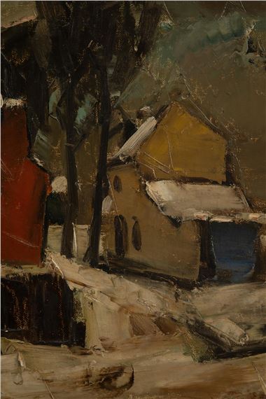 Ernest Albert | Winter landscape | MutualArt