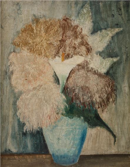 Hubert Wolfs | Flowers in a vase | MutualArt
