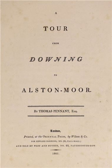 Edward Harding | Thomas - A Tour from Downing to Alston-Moor (1801 ...