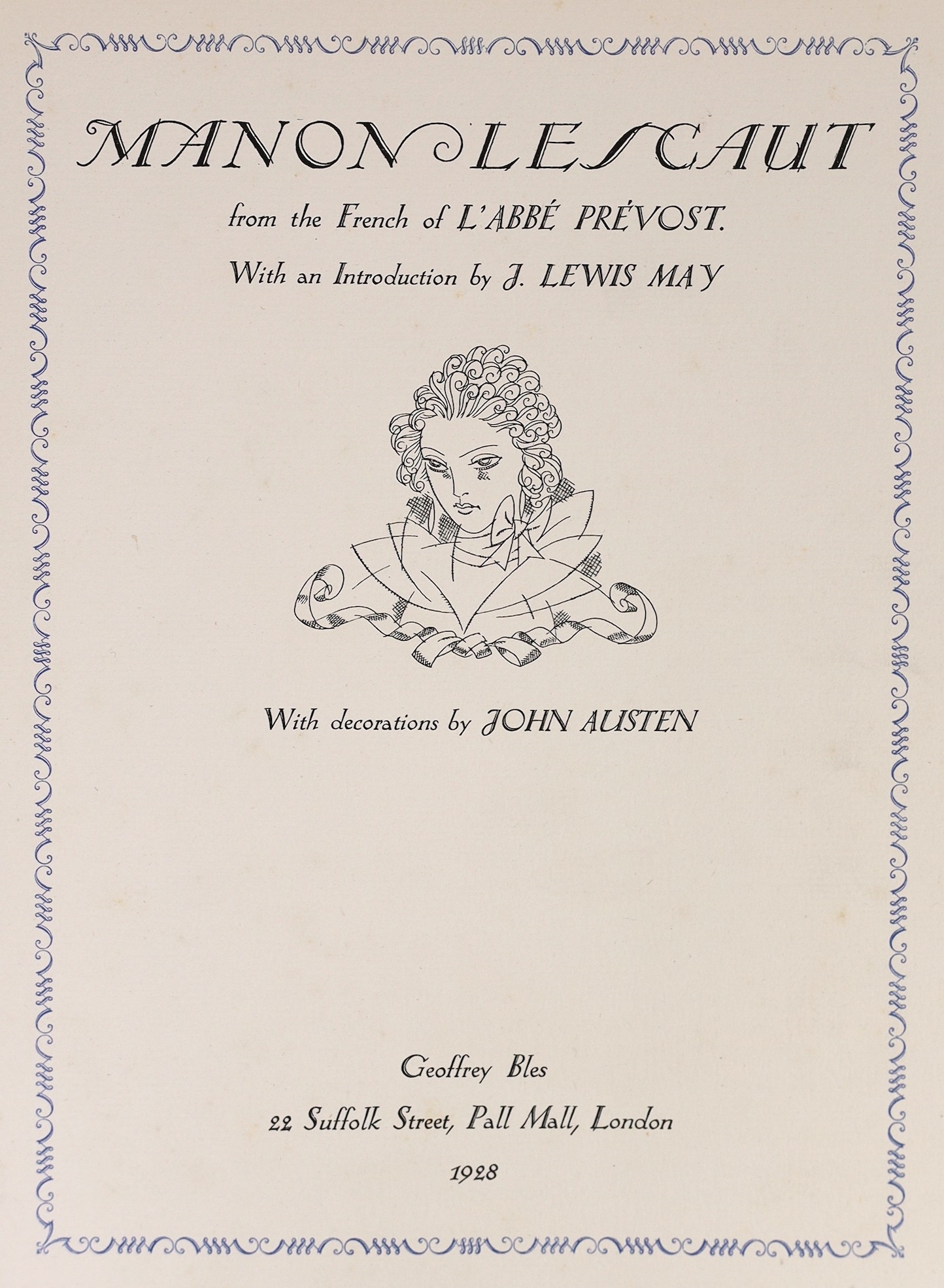 John Austen | Antoine Francois - Manon Lescaut (1928) | MutualArt