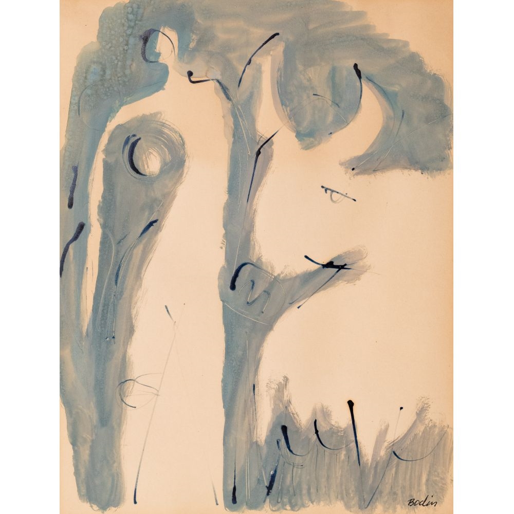 Paul Bodin | Gouache on Paper | MutualArt