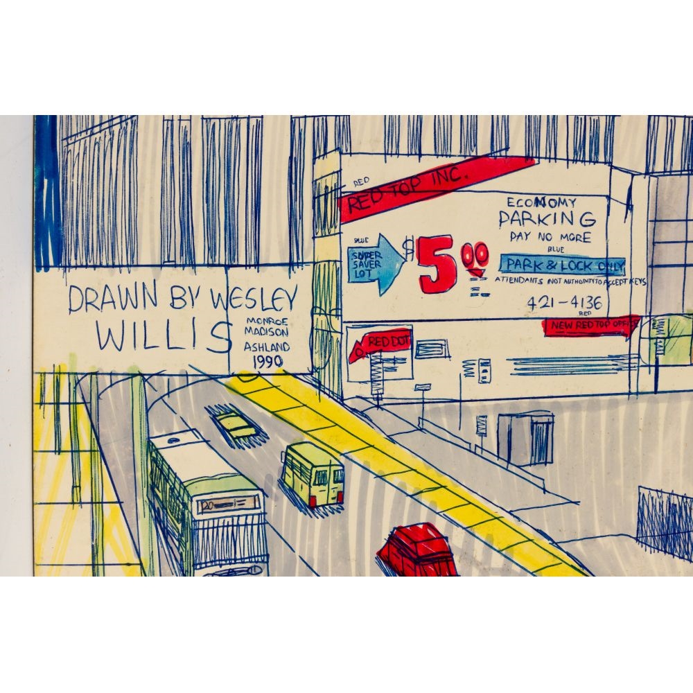 Wesley Willis | Kentucky Fried Chicken (1990) | MutualArt