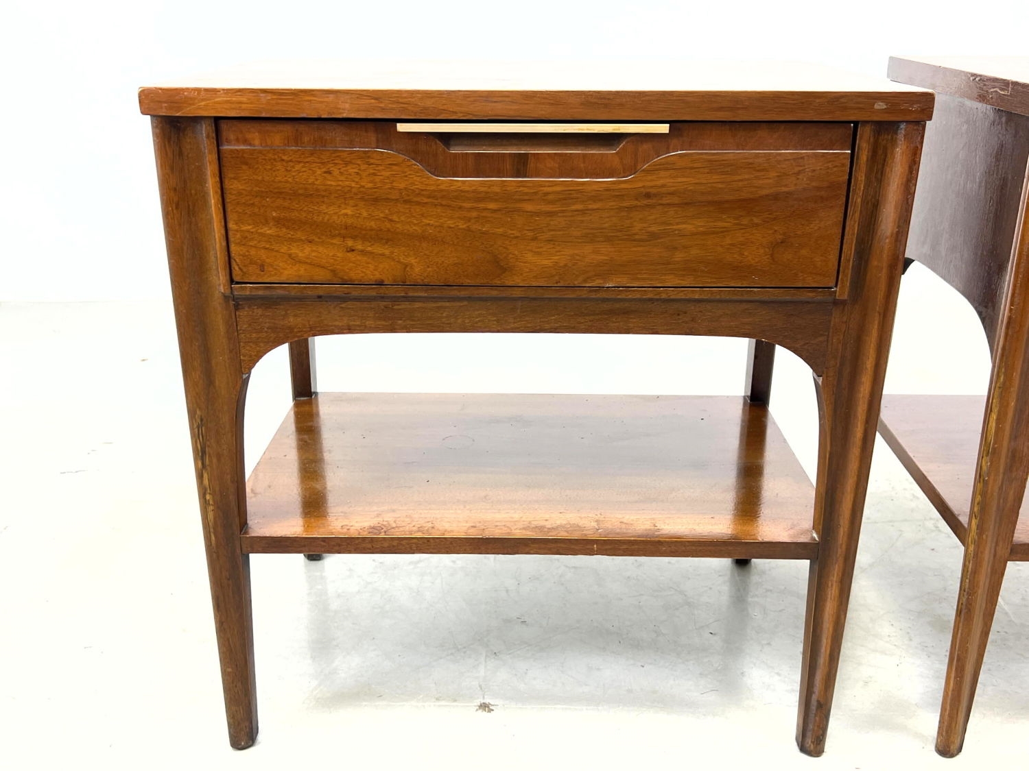 Kent Coffey | Pr KENT COFFEY American Modern Walnut Night Stands ...