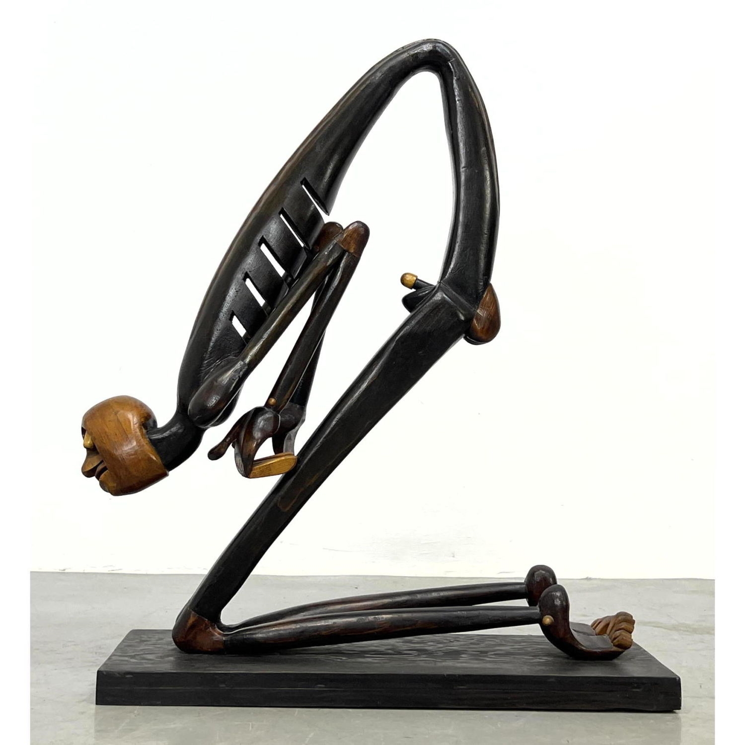 GREGORY GORBY | GREGORY GORBY 6-17-76 Carved wood Folk Art Style ...