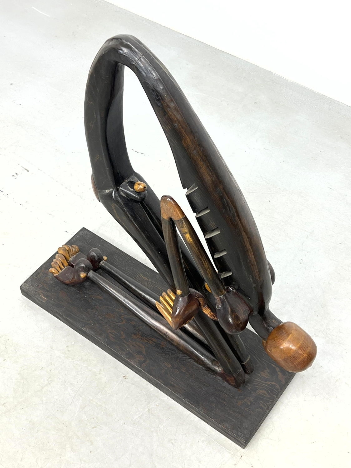 GREGORY GORBY | GREGORY GORBY 6-17-76 Carved wood Folk Art Style ...