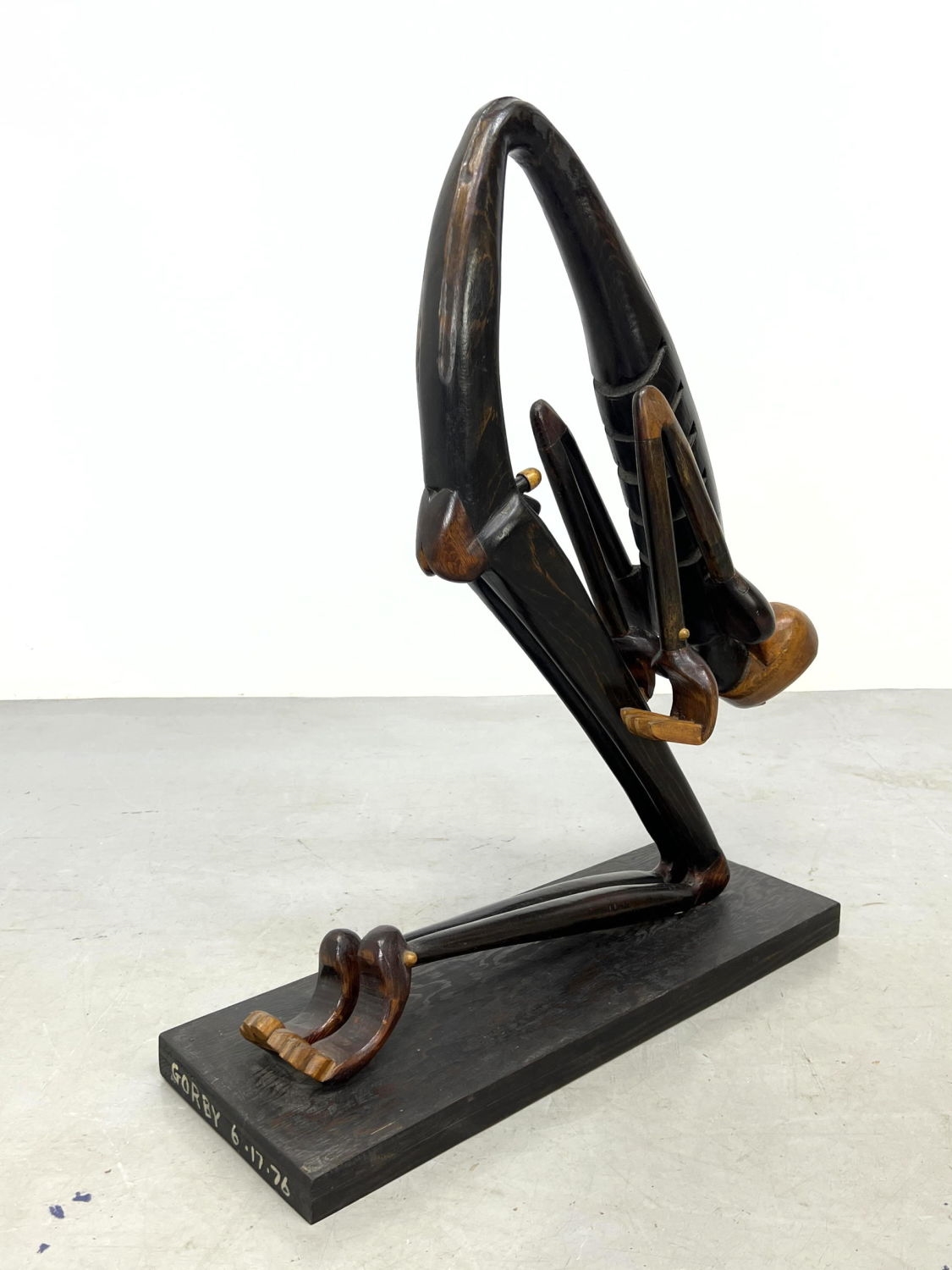 GREGORY GORBY | GREGORY GORBY 6-17-76 Carved wood Folk Art Style ...