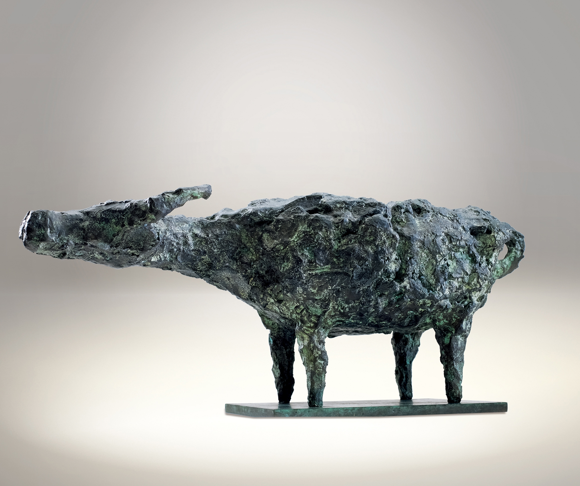 Hsiung Ping-Ming | A Cow with a Flat Belly (1997 - 1998) | MutualArt