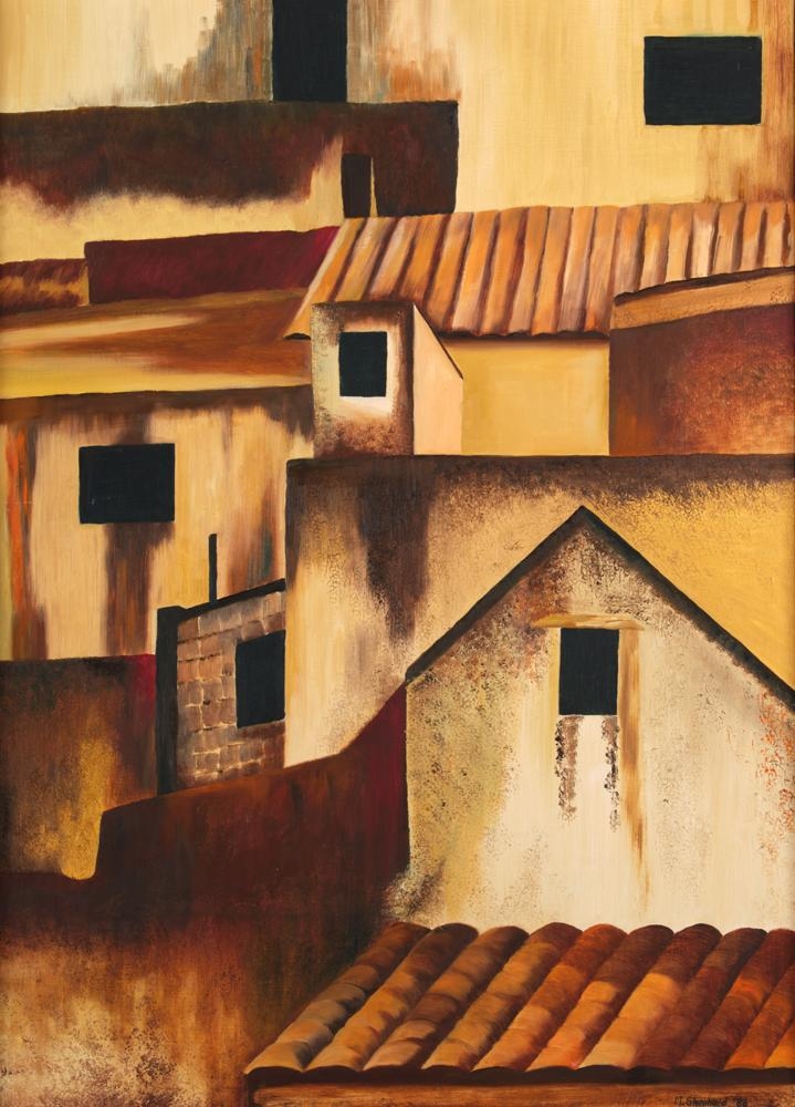 Mary Shepard Greene Blumenschein | Roof Patterns (1988) | MutualArt