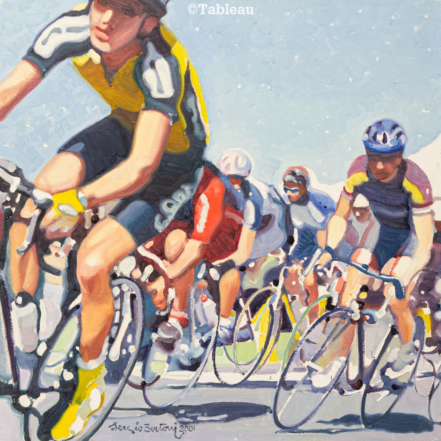 Sergio Bertoni | Ciclistas (2001) | MutualArt