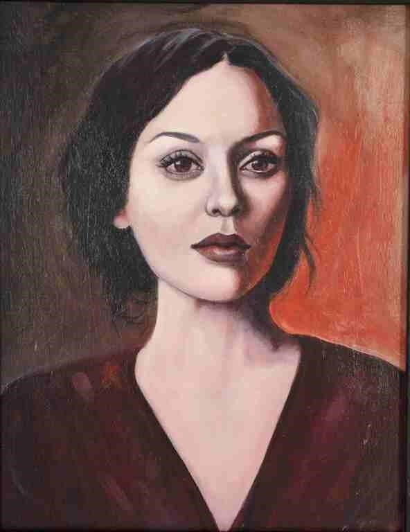 Cate Rangel | Woman In Red (2015) | MutualArt