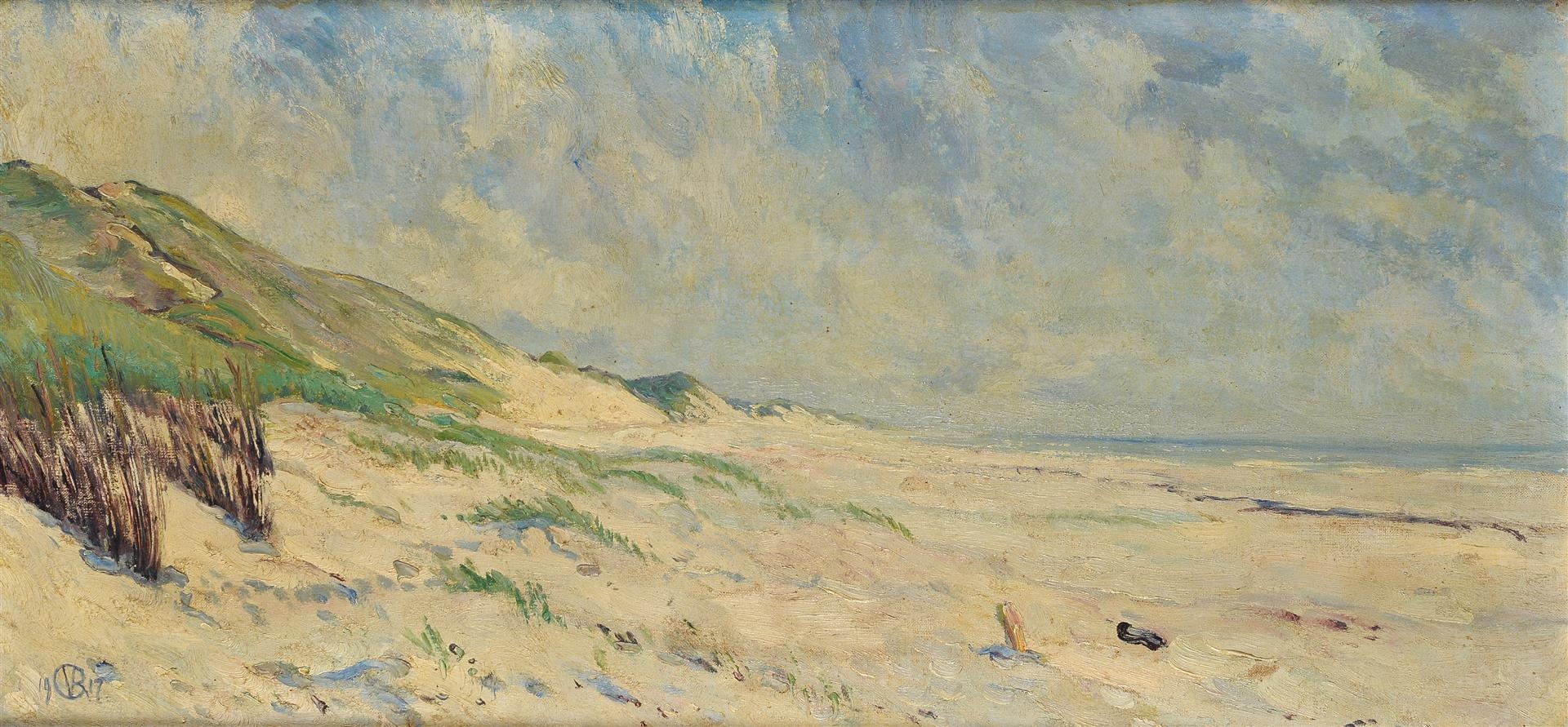 Johannes Roggen | Strandgezicht bij Camp (1917) | MutualArt