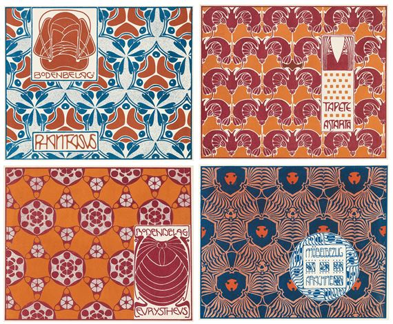 Koloman Moser | 14 lithographs (of which 8 in colour and 6 in grey ...